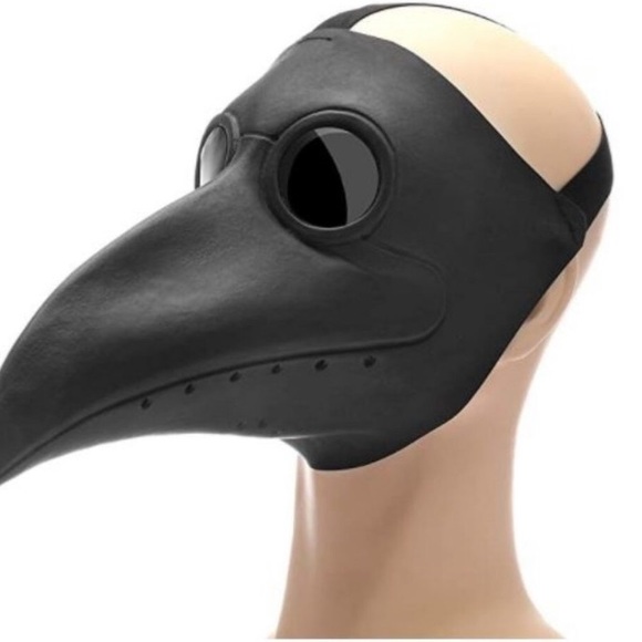 Accessories | Halloween Plague Doctor Mask Black Bird Beak Mask | Poshmark